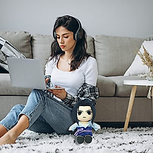 JUST FUNKY Naruto Shippuden Plush | Naruto Plush | 9” Tall Collectible Anime Plush | Sasuke Uchiha Action Figure Plush | Plush Pillow for 14+ | Ideal for Naruto Merch | Officially Licensed