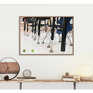 Fuzzy Feet Chair Glide [100 Count] Made in The USA | Noise Cancelling Long Lasting Floor Protection | Heavy Duty Breathable Latex-Free Anti-Rust Design | Easy to Apply Teacher Classroom Supplies