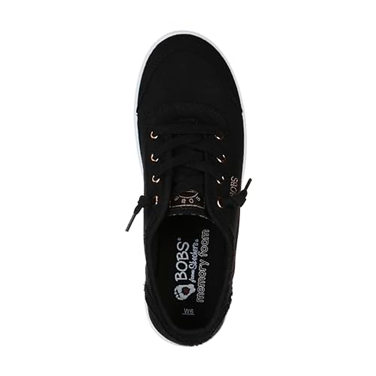 Skechers womens Bobs B Cute Sneaker, Black, 7 US