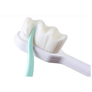 Ultra Soft Manual Toothbrush with 20000 Soft Floss Bristle for Sensitive Gums Teeth and Expectant Moms|Elderly |Adults (Black)