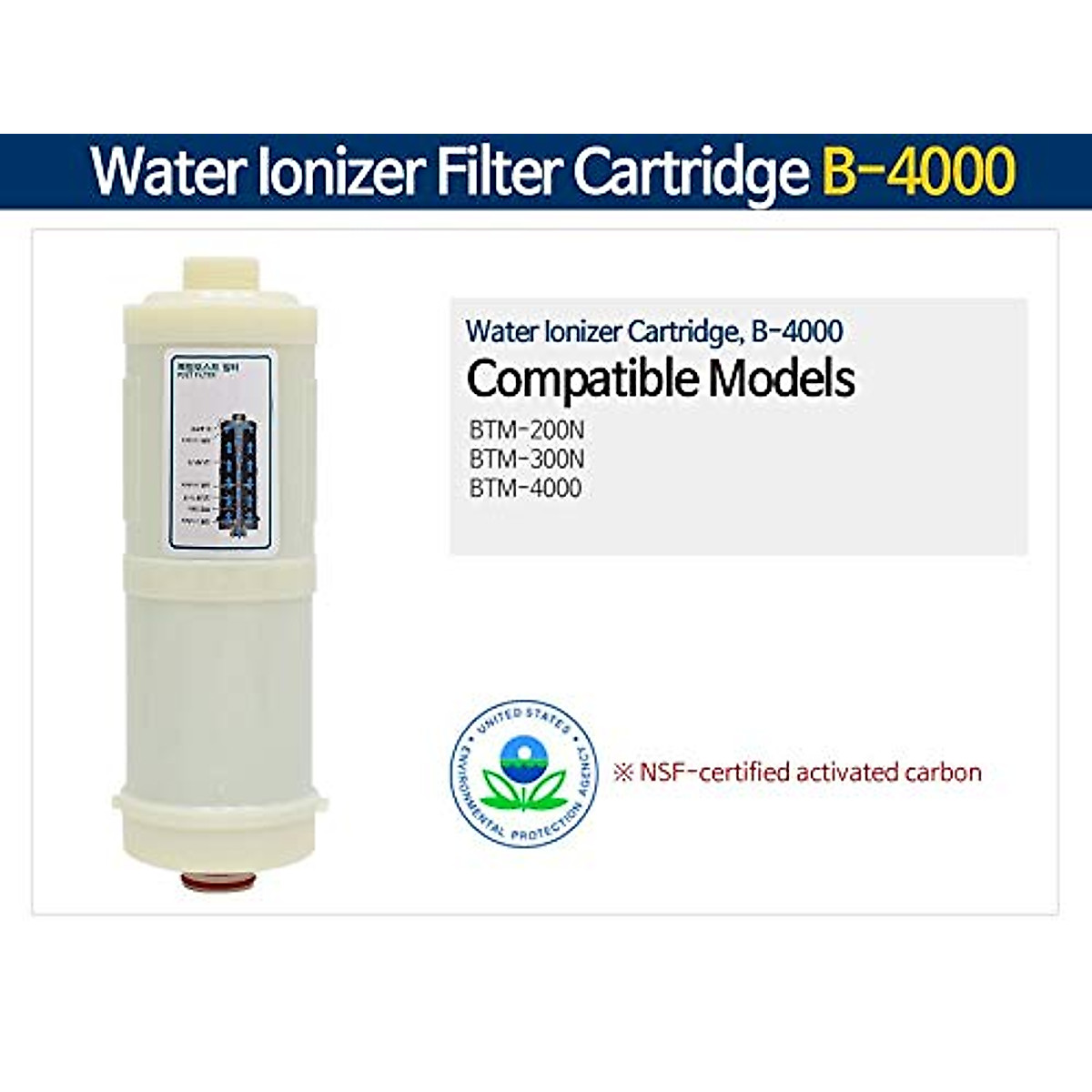 Biontech Water Ionizer Filter Set for BTM-200N, BTM-300N, BTM-4000, BTM-202L