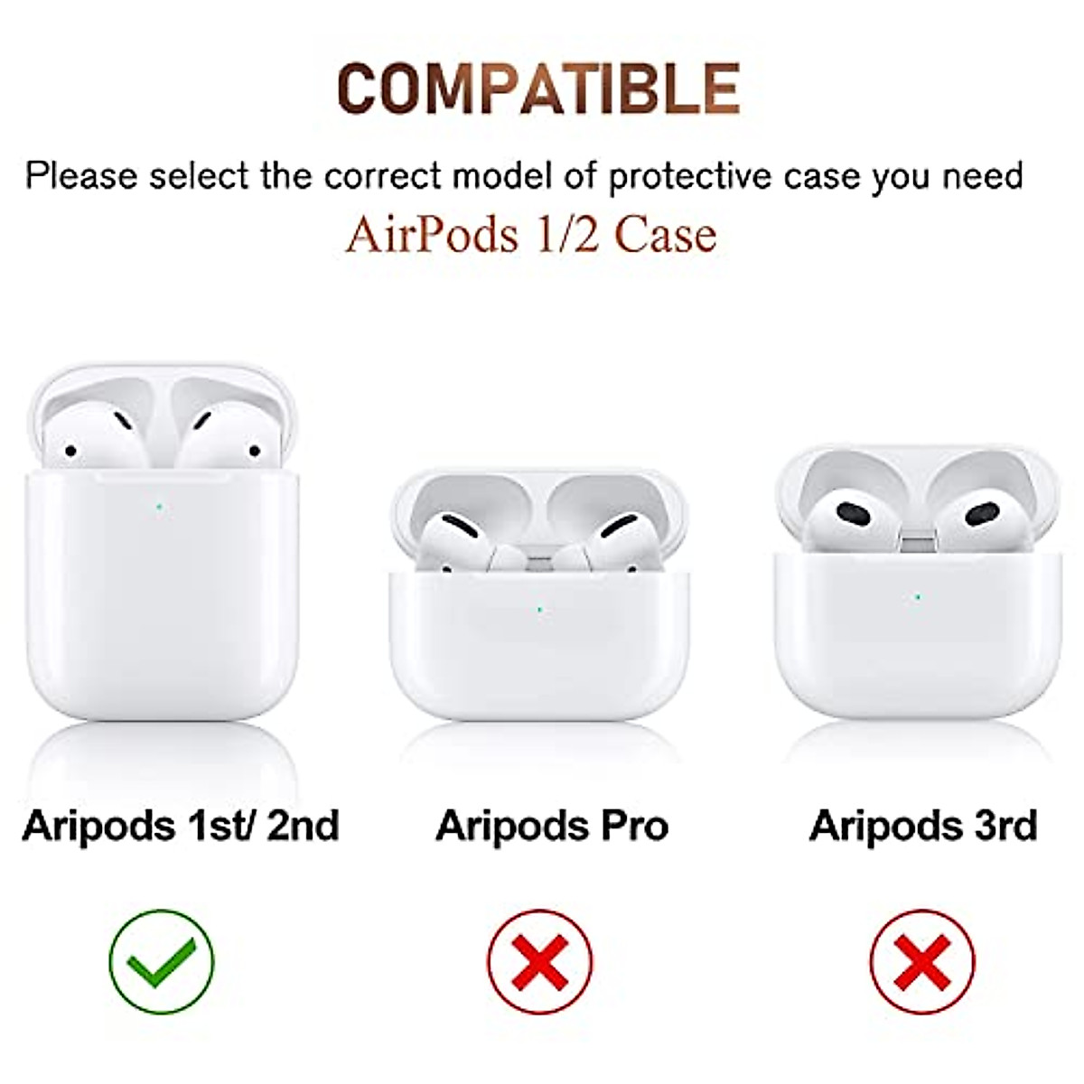 PHOEACC Cute Airpod 1 & 2 Case Flower with Glitter Shell Pearl Keychain Luxury Marble Hard TPU Protective Cover Compatible with AirPods 2nd 1st Generation Case for Girls Teens Women (Floral)