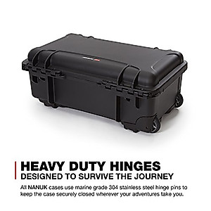 Nanuk 935 Waterproof Carry-On Hard Case with Wheels and Foam Insert (Black)