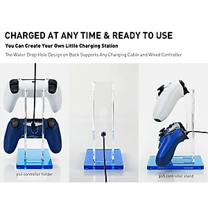 OAPRIRE Universal Dual Controller Holder for PS4 PS5 Xbox One Switch PC, Controller Stand Gaming Accessories