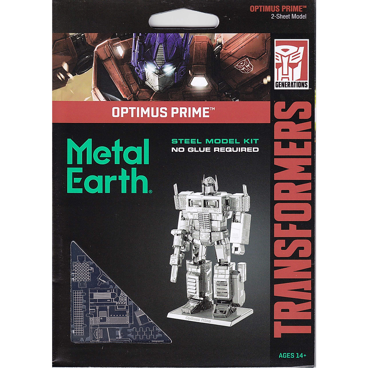 Metal Earth Transformers Optimus Prime 3D Metal Model Kit Fascinations
