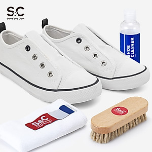 Travel Sneaker Cleaner Kit - Premium 3.5oz Shoe Cleaner Sneakers Kit for Leather, Suede, Nubuck and Whites