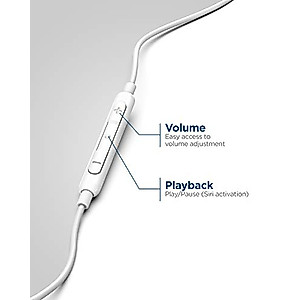 Thore iPhone Earphones (Apple MFi Certified) V120 in Ear Wired Lightning Earbuds (Sweat/Water Resistant) Headphones with Mic/Volume Remote for iPhone 12/13/14 Pro Max - Rose Gold