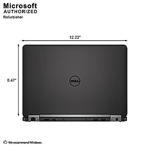 Dell Latitude E7270 UltraBook Screen Business Laptop (Intel Core i5-6300U, 8GB Ram, 256GB Solid State SSD, HDMI, Camera, WiFi, Smart Card Reader) Win 10 Pro (Renewed)