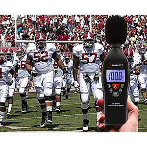 Triplett SLM400-KIT Decibel Sound Level Meter with Calibrator, 35 to 130dB