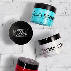 Style Factor Edge Booster Strong Hold Water-Based Pomade 3.38oz - Cucumber Lime Scent
