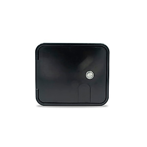 Thetford City/Gravity Water Hatch with 1/2 Inch Male Thread Brass Check Valve Black PN 94255