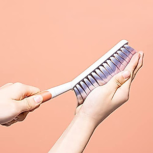 Small Dustpan and Brush Set Mini Broom and Dustpan Set, Dust Pan Brush Nesting Tiny Cleaning Broom, Small Broom and Dustpan Set for Desk, Table, Home, Kitchen Necessities