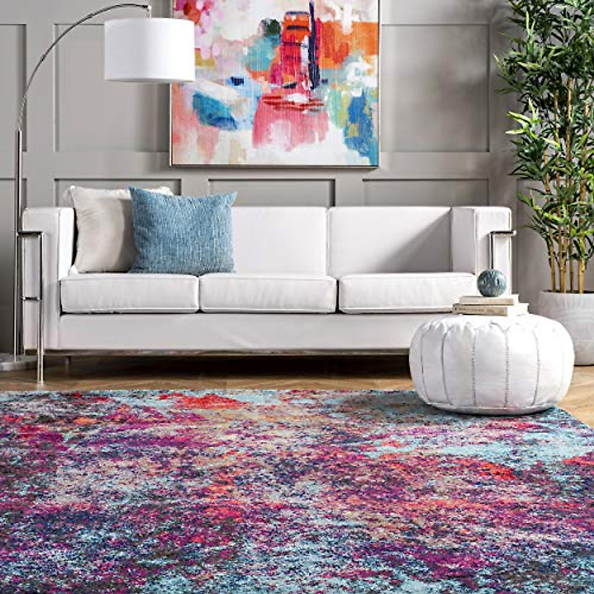 nuLOOM Reva Colorful Abstract Area Rug, 5' x 8', Multi