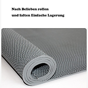 3 ft x9.8 ft Commercial Floor Mats Matting PVC Kitchen Anti-Fatigue Mat with Drain Holes Restaurant Bar Floor Mat Non-Slip Drainage Mat for Swimming Pool Shower Room Bathroom Indoor Outdoor Wet Area