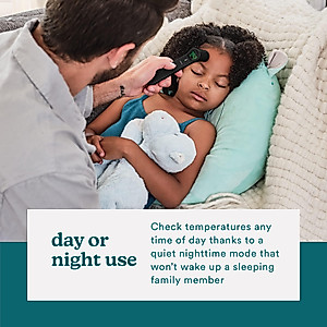 Homedics Dual-Use Ear and Forehead Thermometer, in-Ear and No-Touch Infrared Technology, Instant Results in 1 Second, Color-Coded Readings, Reliable and Accurate, Body and Object Temperature