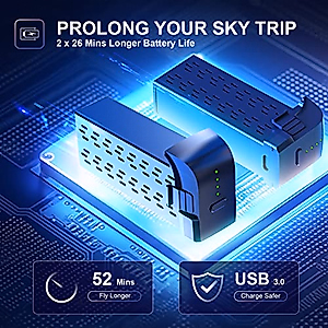 TENSSENX Foldable GPS Drone with 4K UHD Camera for Adults, TSRC Q5 Quadcopter with Brushless Motor, Auto Return, Follow Me, Circle Fly, Waypoint Fly, Beginner Mode, Headless Mode, 52 Mins Long Flight