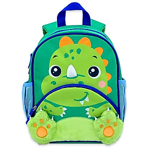 Move2Play, Dinosaur Toddler Backpack | Preschool Backpack For Kids | Kindergarten School Book Bag | Small, Little, Mini Size, Designed for Boys & Girls Ages 2, 3-5+ Year Olds