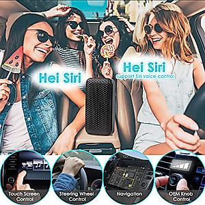 Wireless CarPlay Dongle for iPhone - Apple Bluetooth Pair Magic Box Convert Wired to Wireless for Carplay Car Auto Connect No Delay iOS Link Stable Transmission Plug and Play Carplay Adapter