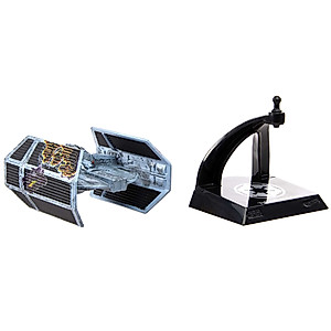 Hot Wheels Star Wars Starships Select Premium Diecast Darth Vader's TIE Advanced Battle Damage Variant