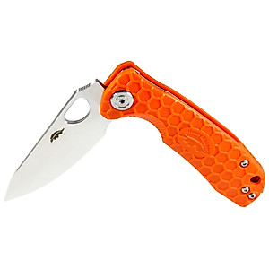 Western Active Honey Badger Knife - Flipper Leaf Pocket Knife, EDC Knife, Knife with 3.63" Blade, Fiberglass-Reinforced Nylon Handle, & Reversible Pocket Clip, 3.8oz - Leaf Blade Large