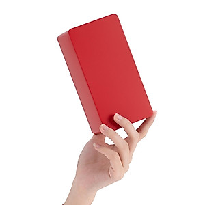 Tianhui Rectangle Metal Boxes Tin container for Small Storage Container Kit with Lid Keeping Biscuit,Tea,Coffee,Cookies, Food,Flour,Baked Goods Storage 6.3 x 3.15 x 2.68 inch (Red)