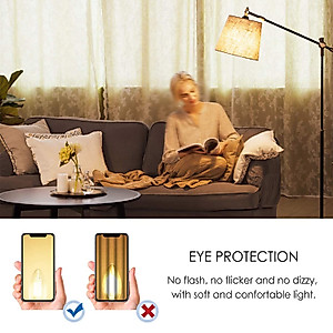 40W Incandescent Torpedo Tip Chandelier with Crystal Clear Incandescent Light Bulbs Tip Light Bulb and Medium E26 Candelabra Base (6 Pack) (6)