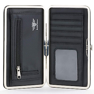 Buckle-Down Women's Hinge Wallet-The Princess and The Frog Dr. Facilier, 7" x 4"