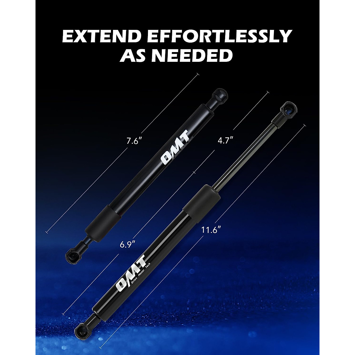 Orion Motor Tech Truck Tailgate Assist, Pickup Tailgate Lift Assist Kit Compatible with 1997 1998 1999 2000 2001 2002 2003 Ford F150, 1999 to 2016 F250 F350 Super Duty, & 2010 to 2016 F450 Super Duty