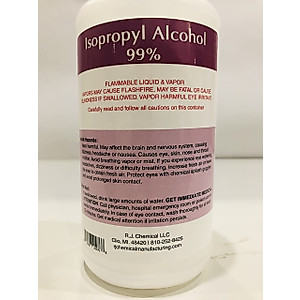 Isopropyl Alcohol 99% Strength - 5 Gallons Packed in 20-32 Oz Bottles- 100% Pure