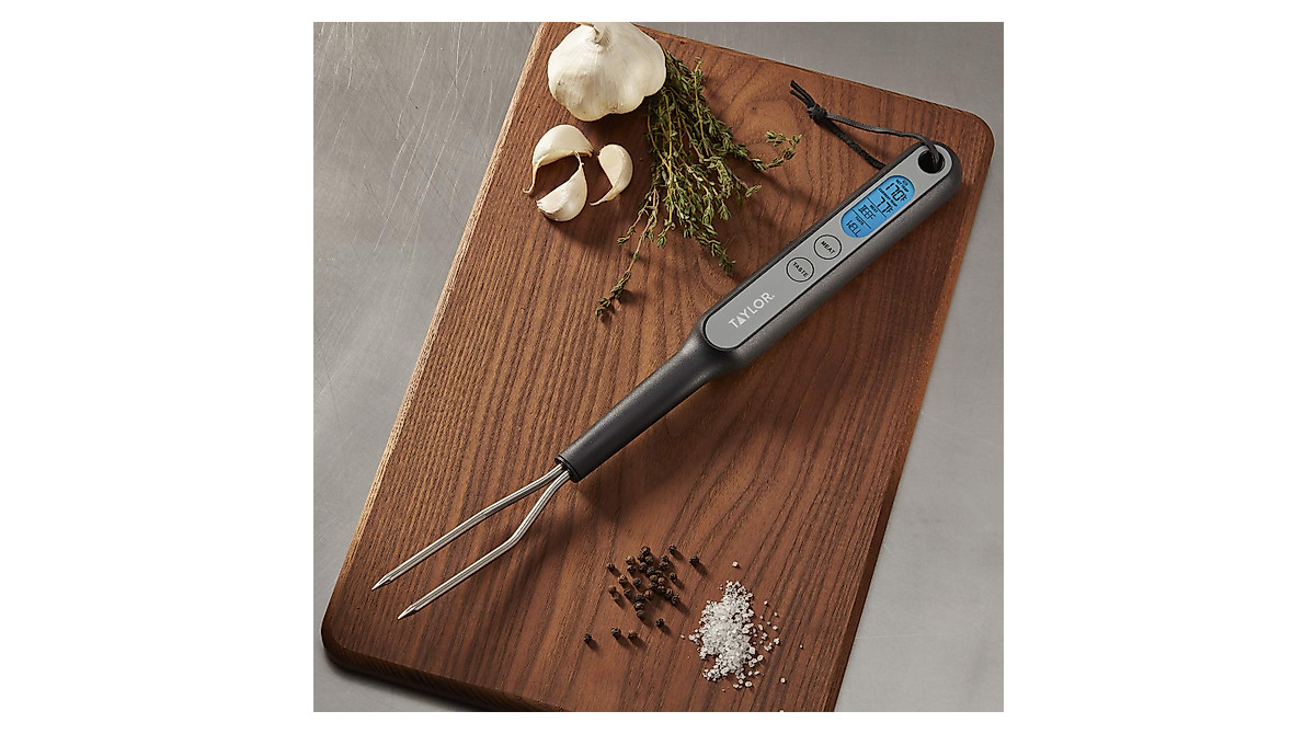 Taylor Digital Fork Thermometer for Perfect BBQ Cooking