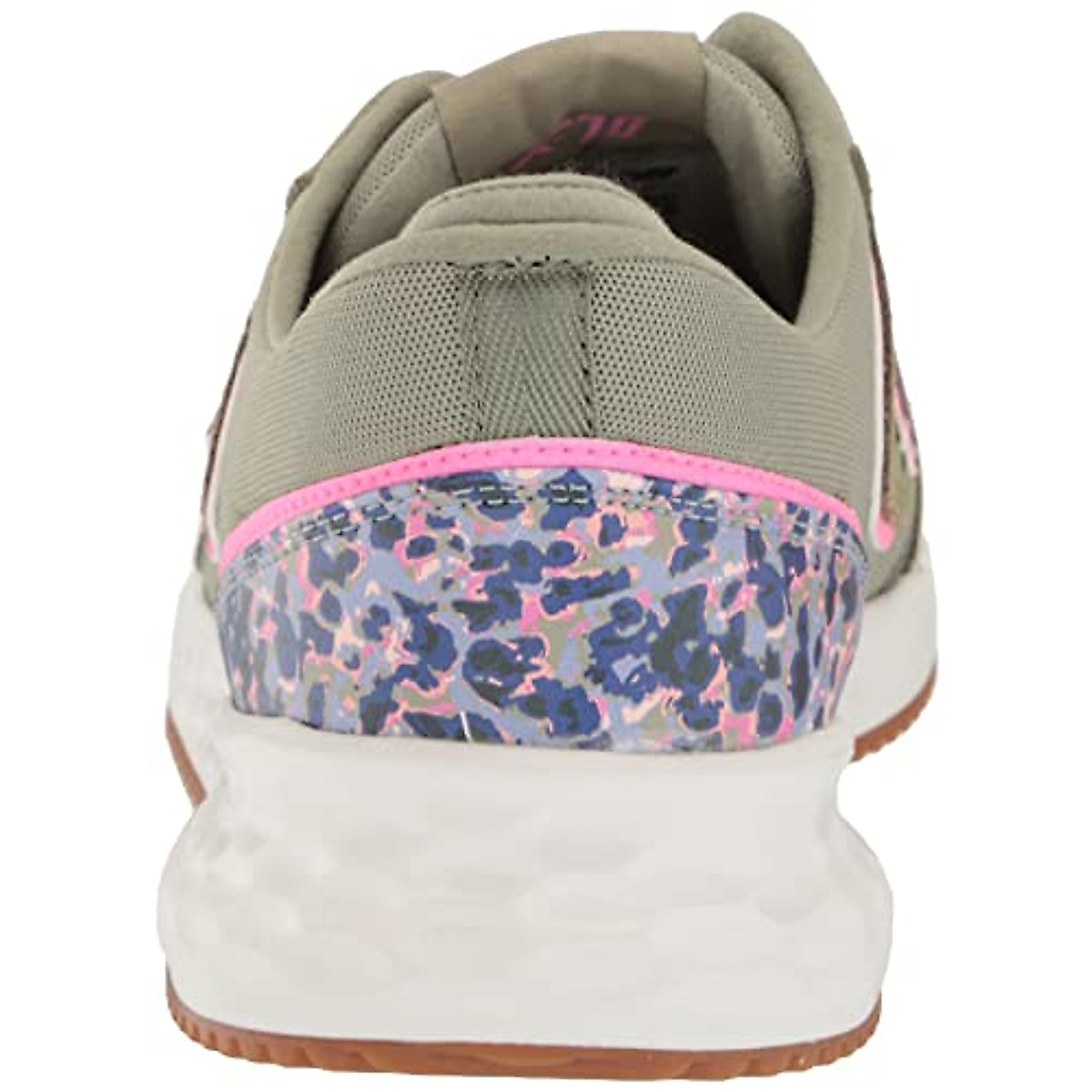 New Balance Women's Fresh Foam X-70 V1 Sneaker, Olive Leaf/Vibrant Pink/Black, 8