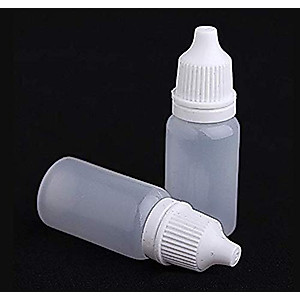 12PCS 30Ml/1Oz Empty Refillable Eye Liquid Dropper Dropping Bottle Portable Soft Squeezable Clear Plastic Dropper Vials Sample Packing Bottles with Plug and Screw-on Lid