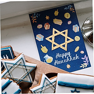 MERRYHAPY Unique Jewish Decorations for Hanukkah 50pcs Star Hanukkah Party Favor