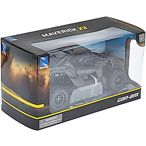 New-Ray 58193B New-Ray-58193B-1:18 Scale Toy CAN-AM Maverick X3 X Turbo Black