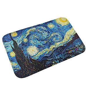 icolor Bigger Carpets Floor Mat/Cover Floor Rug Indoor/Outdoor Area Rugs,Washable Garden Office Door Mat,Kitchen Dining Living Hallway Bathroom Pet Entry Rugs with Non Slip Backing (LDM-013)