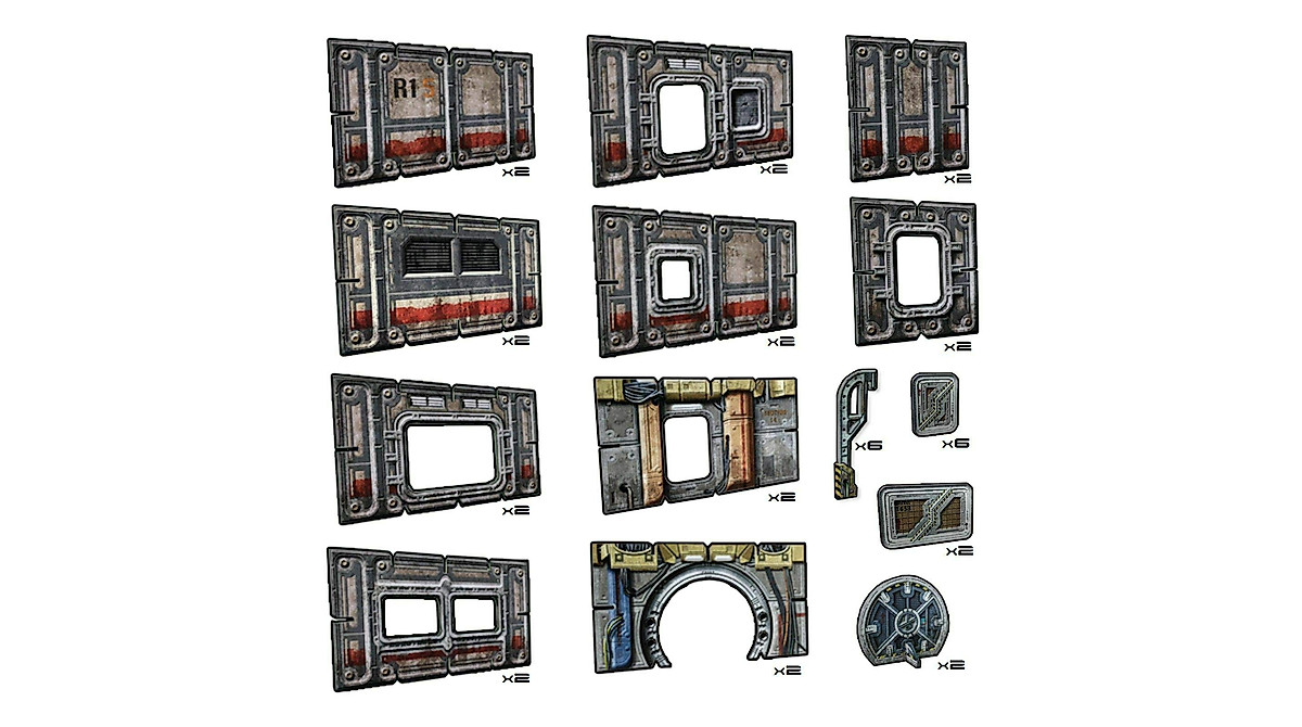 Battle Systems Sci-Fi Terrain - Modular 3D Space Terrain for Wargaming
