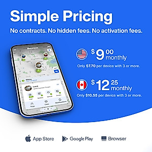 Bouncie - GPS Tracker for Vehicles, Vehicle Location, Route History, Speed Monitoring, Accident Notification, GeoFence, No Activation Fees, Cancel Anytime, Family and Fleets