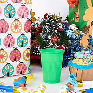 Lilymicky 500 Pack 5 oz Plastic Cups, Disposable Drinking Cups, Bathroom Cups in Assorted Colors Can Be Used As Tasting Cups, Party Tumblers, Jelly Party Shot Cups, and Dental Cups