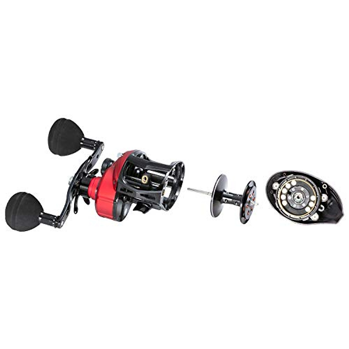 Abu Garcia Revo Toro Rocket LP Reell, Size 60LP Fishing Reel, Right Handle Position, Red