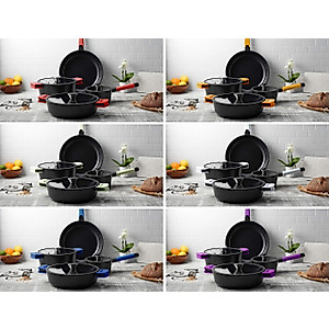 Zavor Color Long Handle for Noir Cookware Collection, Royal Blue (ZSPCWHH35)