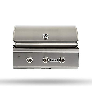 Coyote C-Series 34-Inch, 3-Burner Built-in Propane Gas Grill - C2C34LP