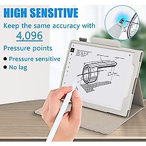 No Worn Out Titanium Alloy Replacement Maker Tips fits for Remarkable 2 Maker Stylus Pen, Ballpoint Smooth Note Taking Fine Backup Nibs ,2 Pcs