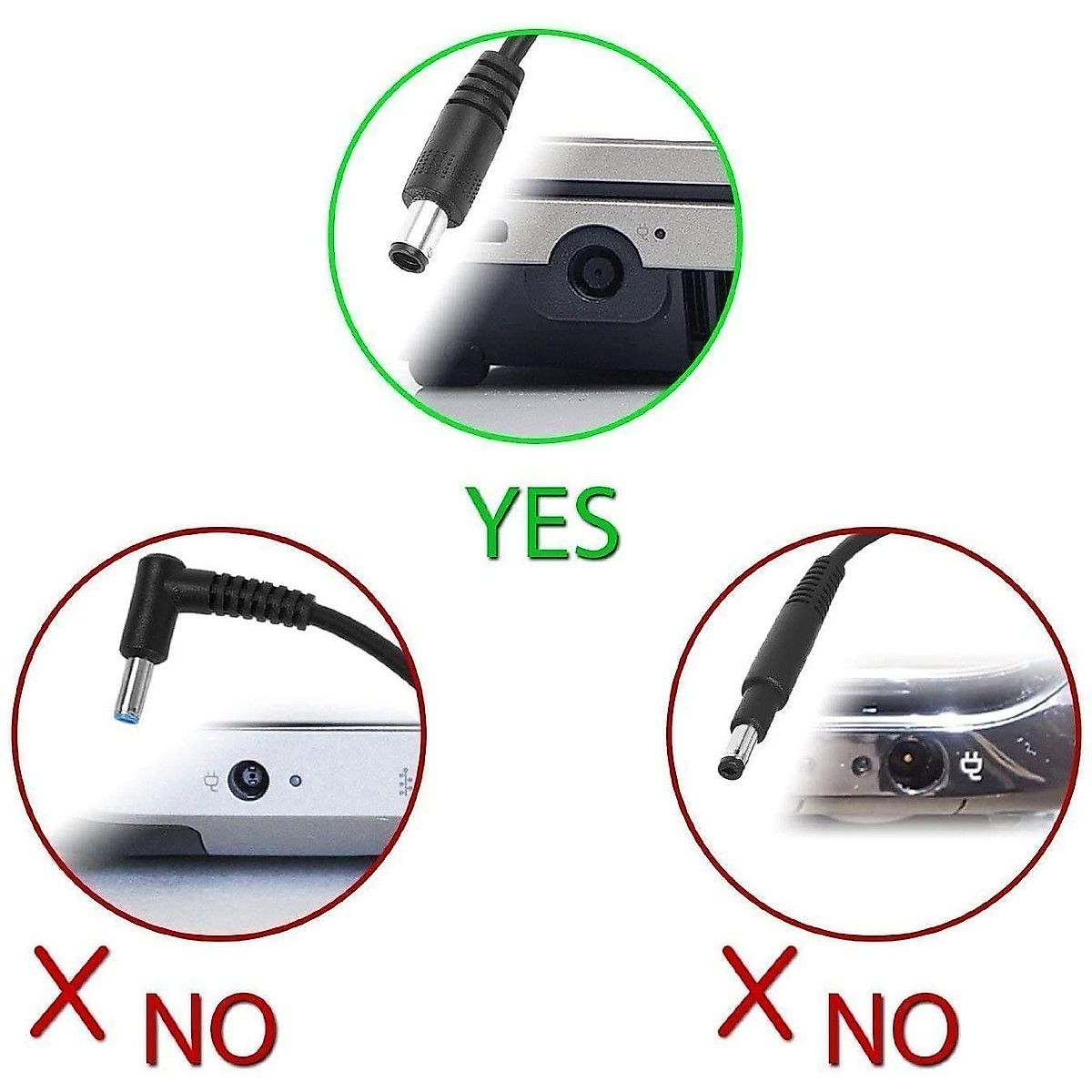 Ac Adapter Charger for Compaq Presario CQ62-211HE CQ61-441SE CQ58-a10NR, Compaq Presario CQ56-201NR CQ56-219WM CQ57-210US, CQ57-315NR CQ57-319WM CQ57-339WM