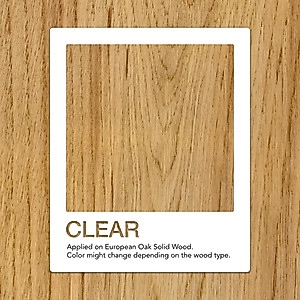 Natura Onecoat 2 Component Wood Stain Oil, 360 mL (12.17 fl oz), Clear, Easy to Apply, Very Low Odor, Linseed Oil, Interior Furniture & Flooring, Dries Fast, VOC/Solvent Free, Durable Hardwax Oil