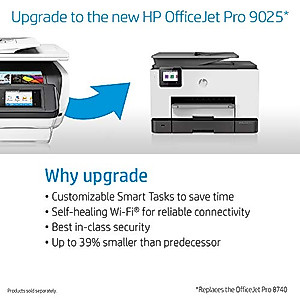 HP OfficeJet Pro 8740 All-in-One Wireless Printer, HP Instant Ink or Amazon Dash replenishment ready (K7S42A)