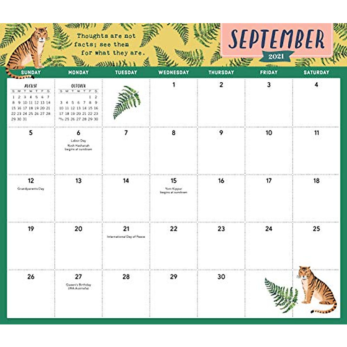 Go with the Flow: A Magnetic Monthly Calendar 2021