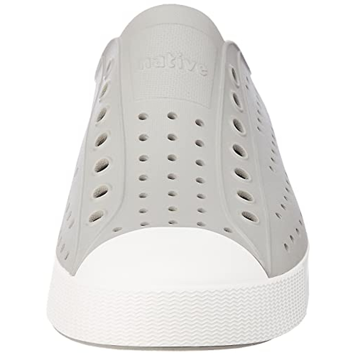 Native Shoes, Jefferson, Lightweight Sneaker for Adults, Pigeon Grey/Shell White, 9 M US Women/7 M US Men