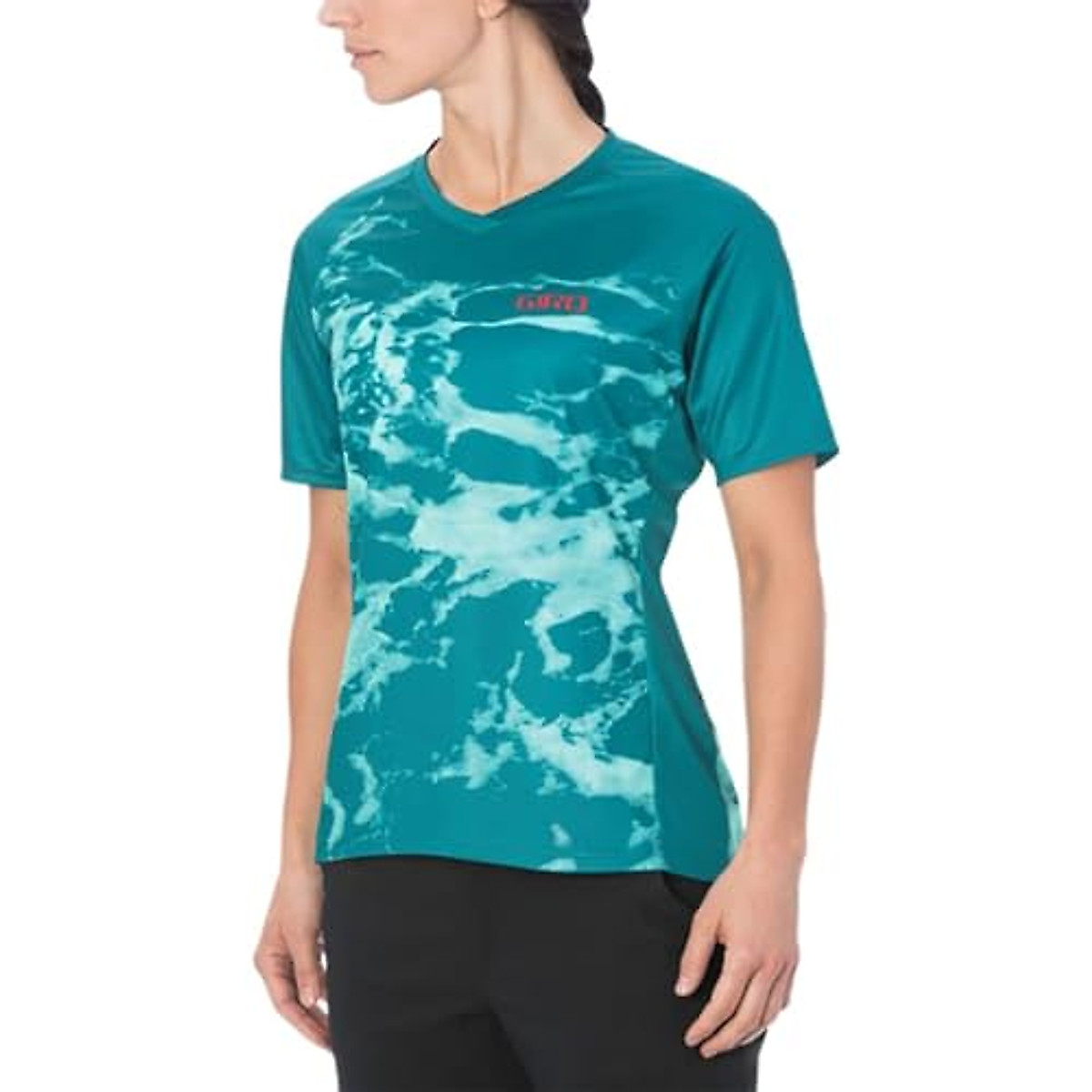 Giro Women Roust Jersey Adult Cycling Apparel - True Spruce Foam (2020), Medium