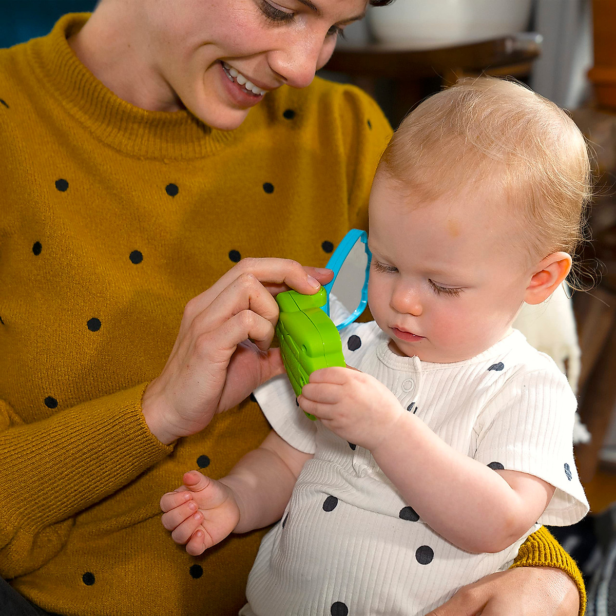 Baby Einstein Ocean Explorers Shell Phone Musical Toy Telephone, Ages 6 Months and up