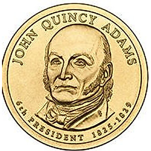 John Quincy Adams Presidential $1 Coin 2008 P BU UNC Philadelphia Mint